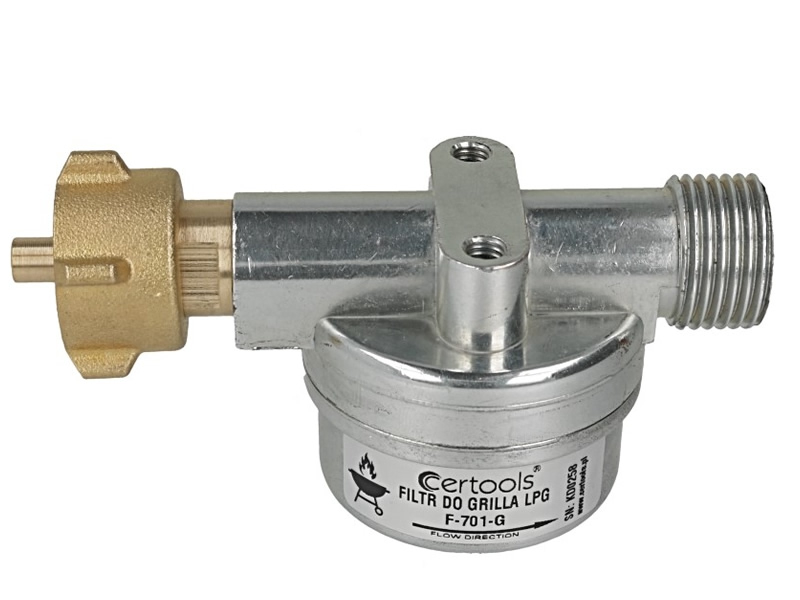 FILTRU GAZ CERTOOLS F-701-G PT. BUTELIE/GRATAR CAMPING - GazMagazin.ro