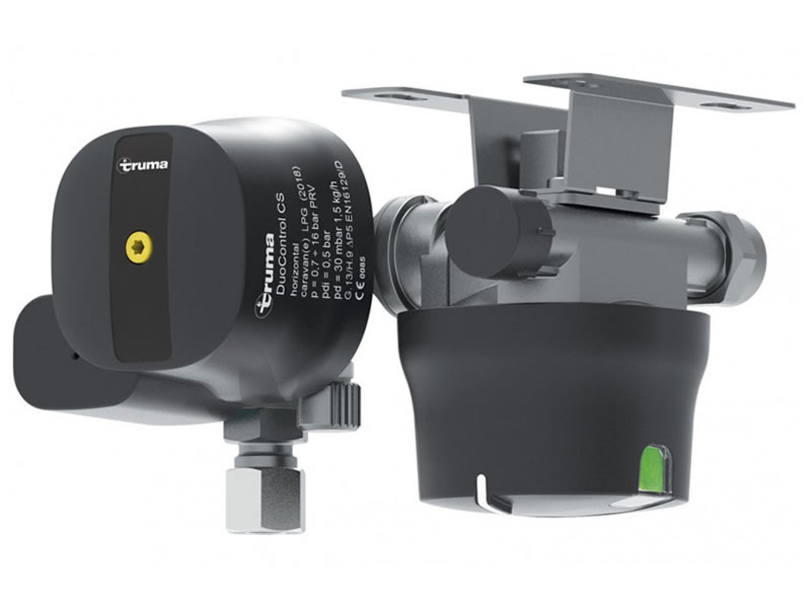 Regulator gaz pentru 2 butelii Truma DuoControl CS pentru montare ...
