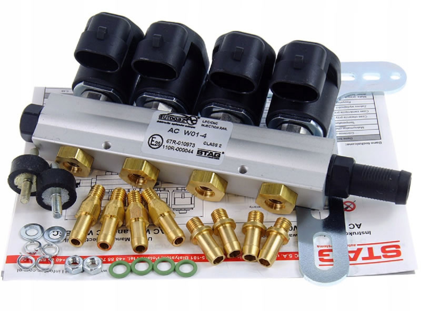 RAMPA INJECTOARE AC W01 (2 OHMI) - 4 CIL. - WGM2040AH - GazMagazin.ro