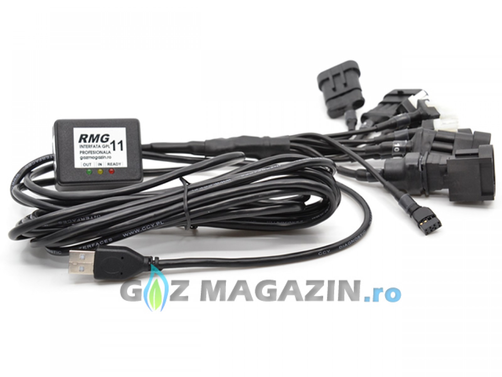 INTERFATA DIAGNOZA GPL PROFESIONALA UNIVERSALA CU 11 ADAPTOARE (USB ...